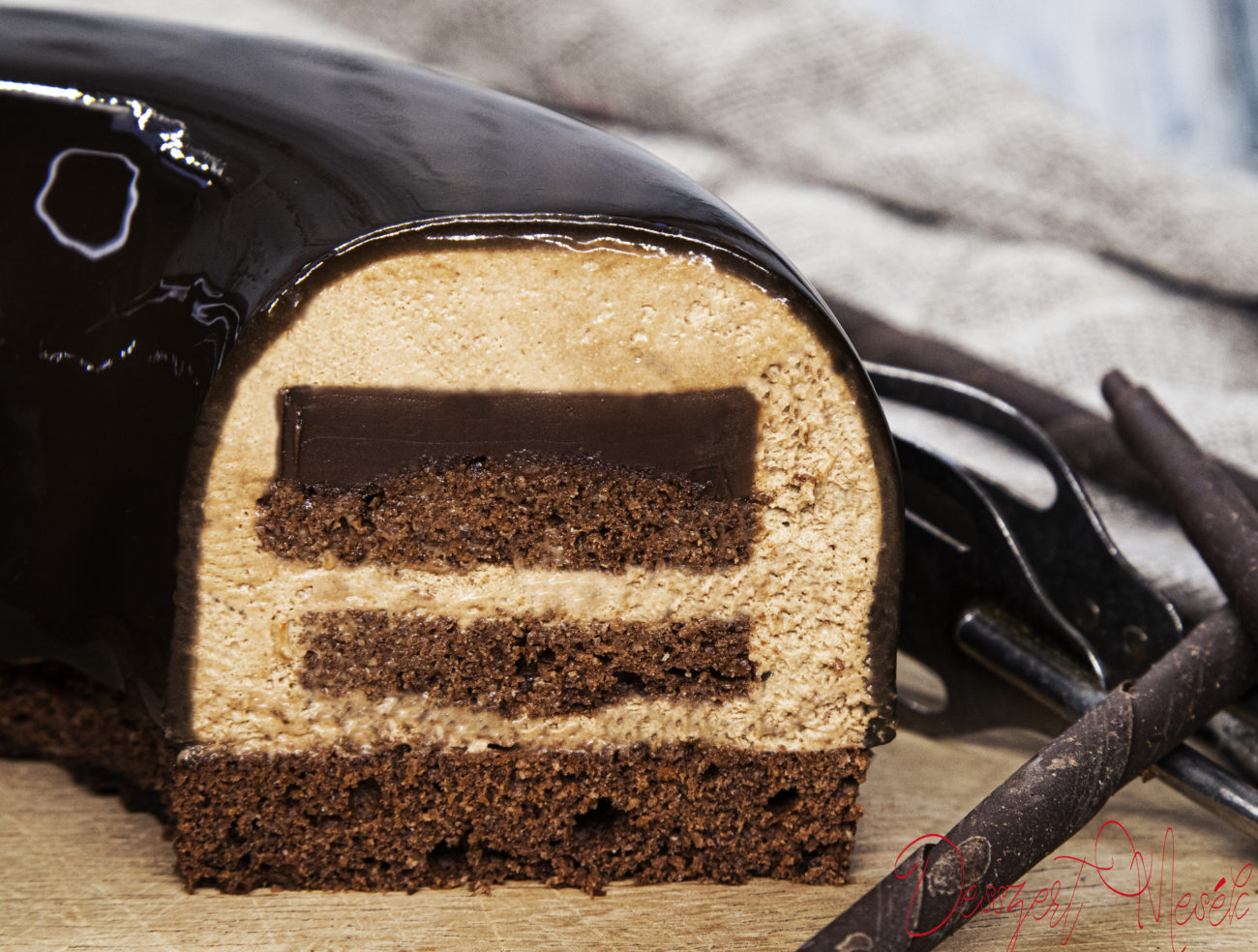 Csoki mousse torta szilikon formában készítve – recepttel – Desszertmesék